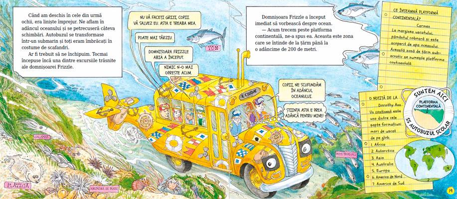 Autobuzul magic. În adâncul oceanului de Joanna Cole - Librăria lui Andrei